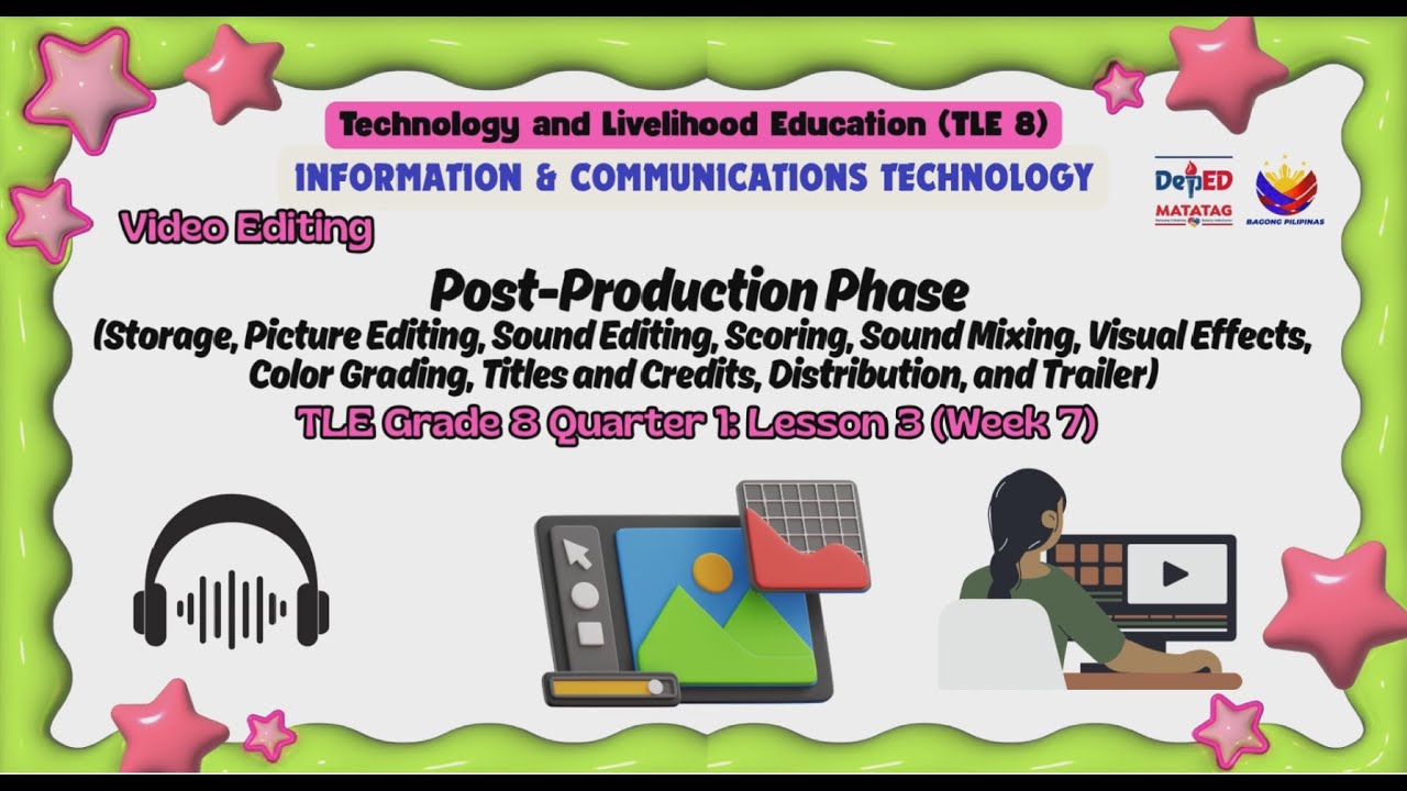 TLE Grade 8 Quarter 1 Lesson 3 Week 7 Post Production Phase Storage ...