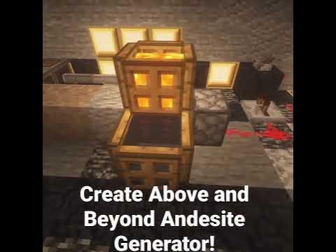 Create Easy Andesite generator | Create Above and Beyond - YouTube
