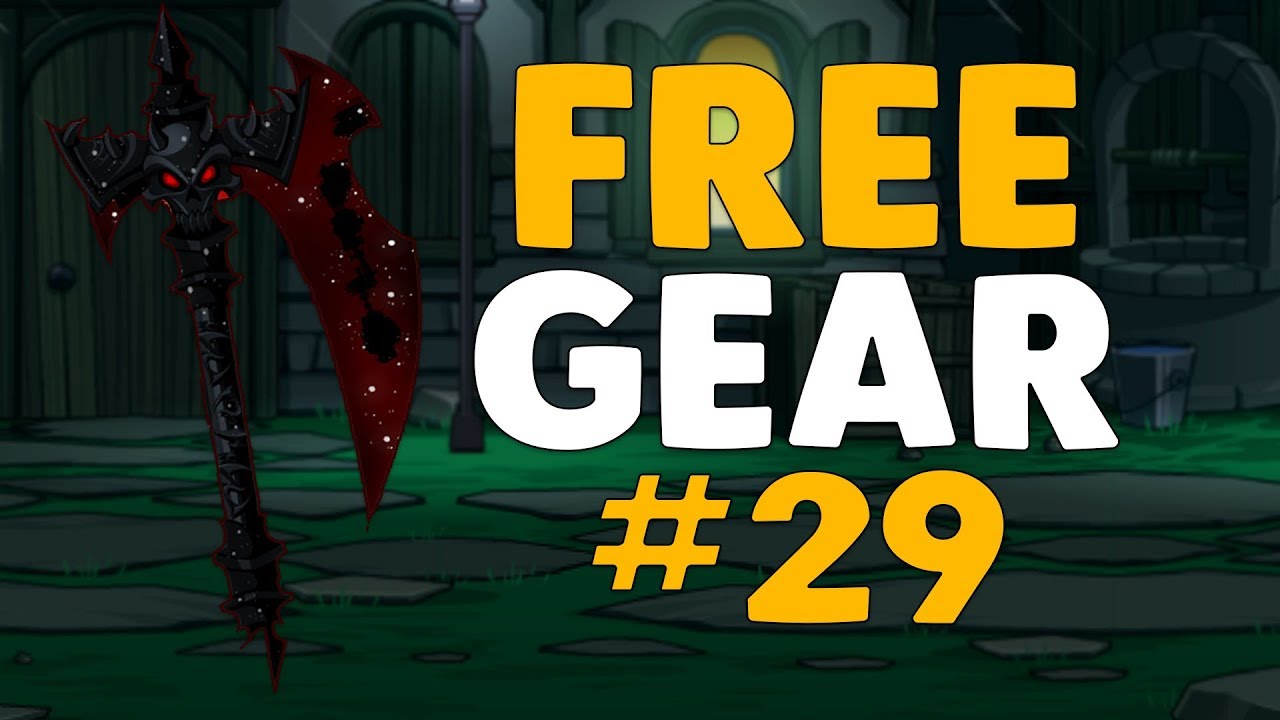 Shadowflame Juggernaut Axe | Free Gear #29 | AQW - YouTube
