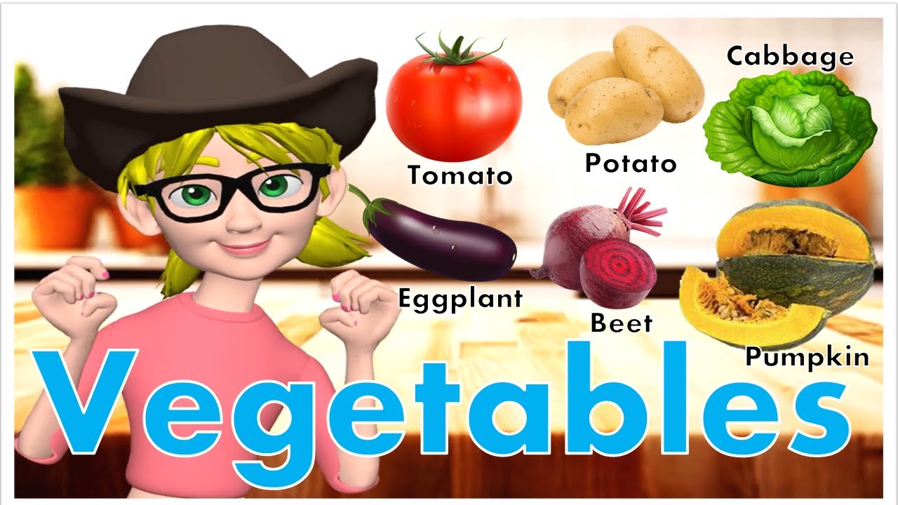 VEGETABLES VOCABULARY English Reading and Comprehension ACTIVITY - YouTube