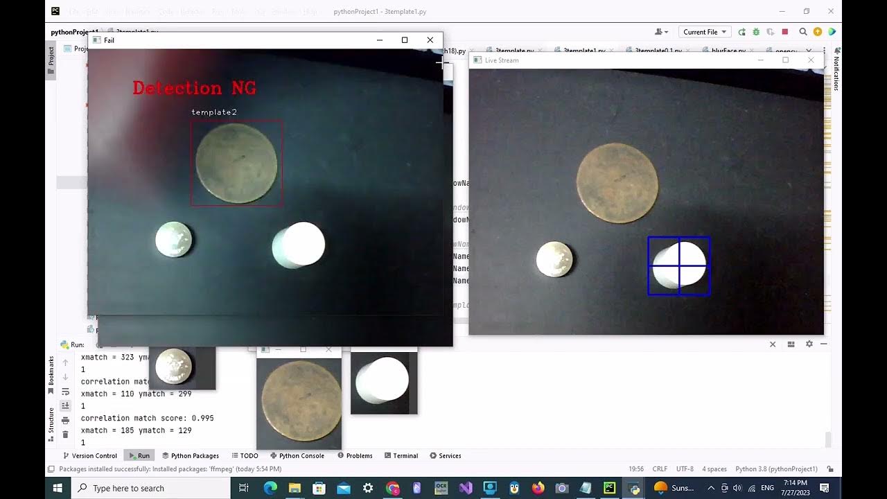 Opencv : Multi Template Match | Real Time | - YouTube