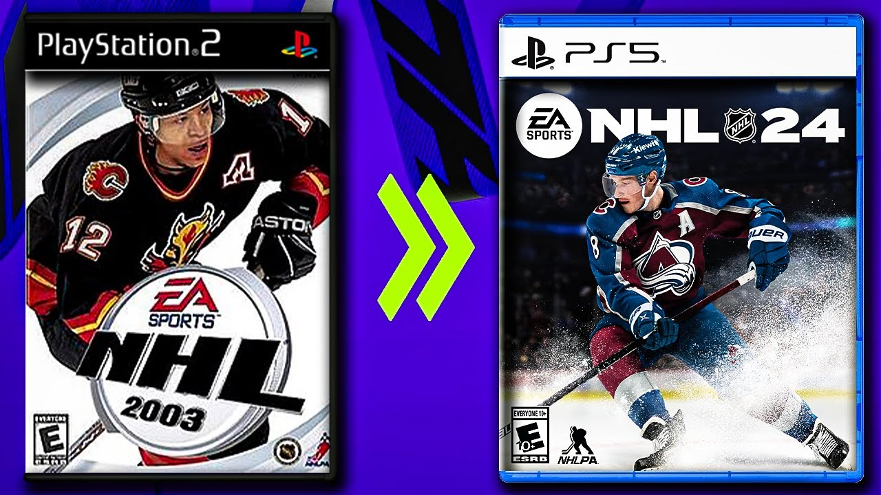 Reacting to ALL NHL Trailers From NHL 03 to NHL 24 - YouTube