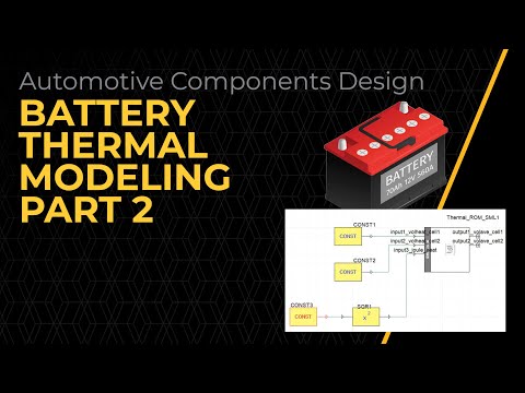 Battery Thermal Modeling Using Ansys Twinbuilder - Part 2 - YouTube