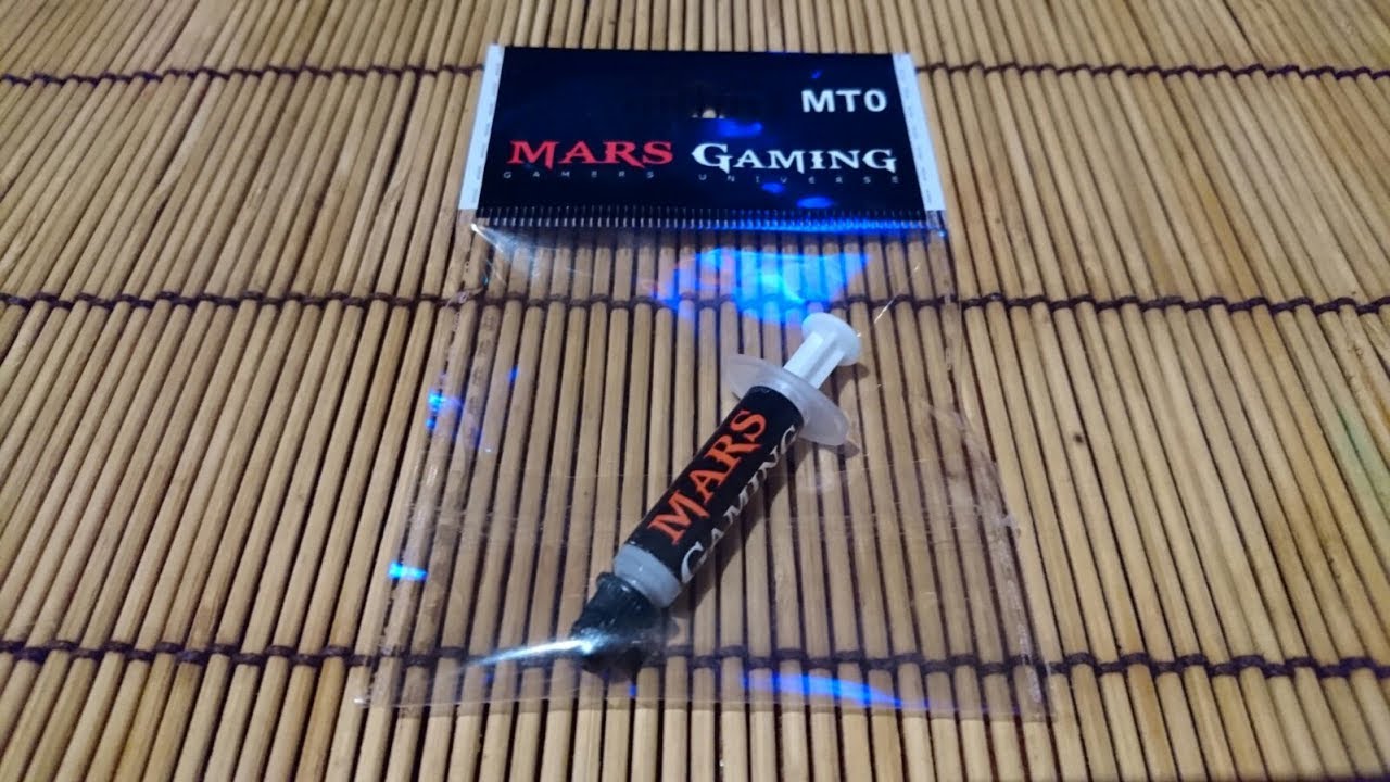 Review: Mars Gaming Pasta Térmica MT0 1g - YouTube
