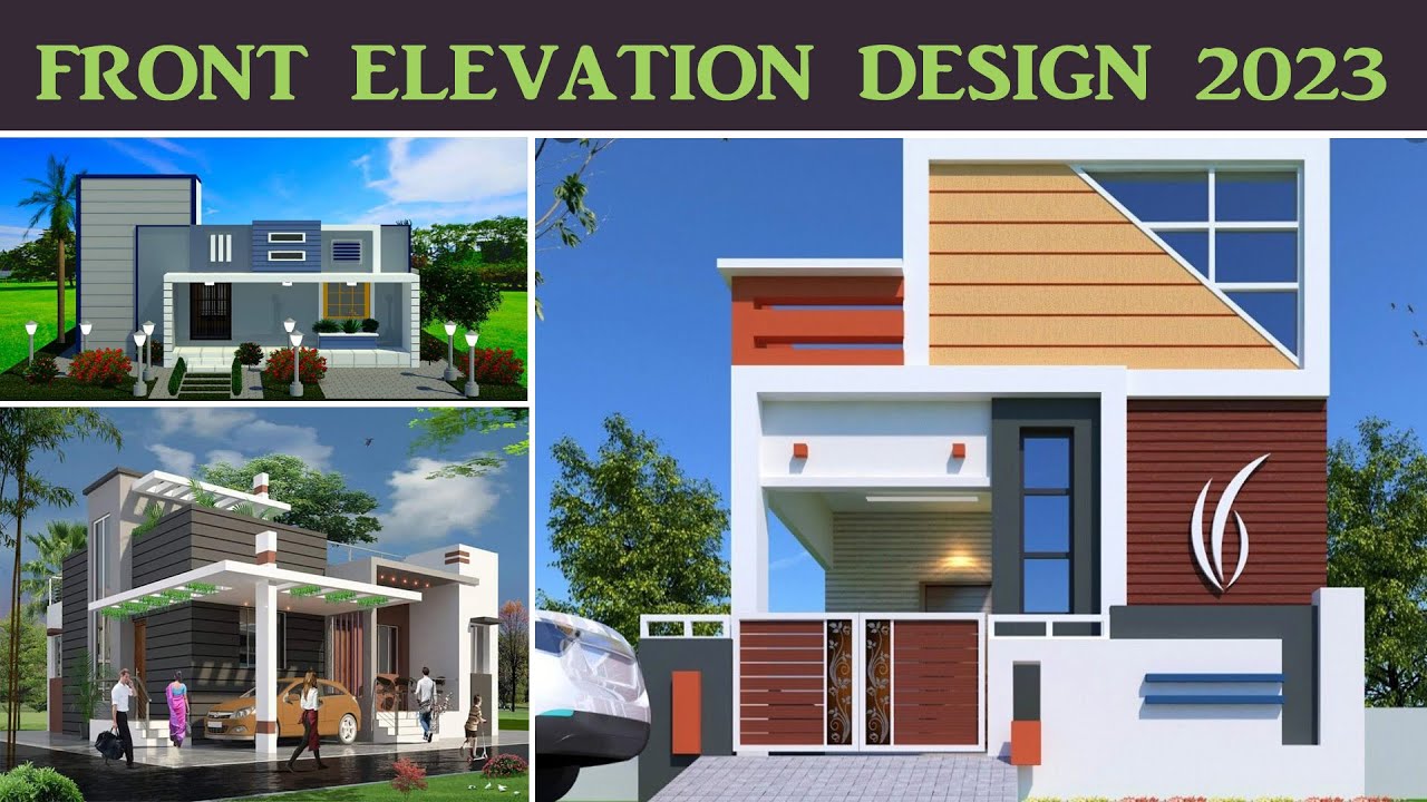 New House Design 2023 Single Floor | Single Floor Home Front Design ...