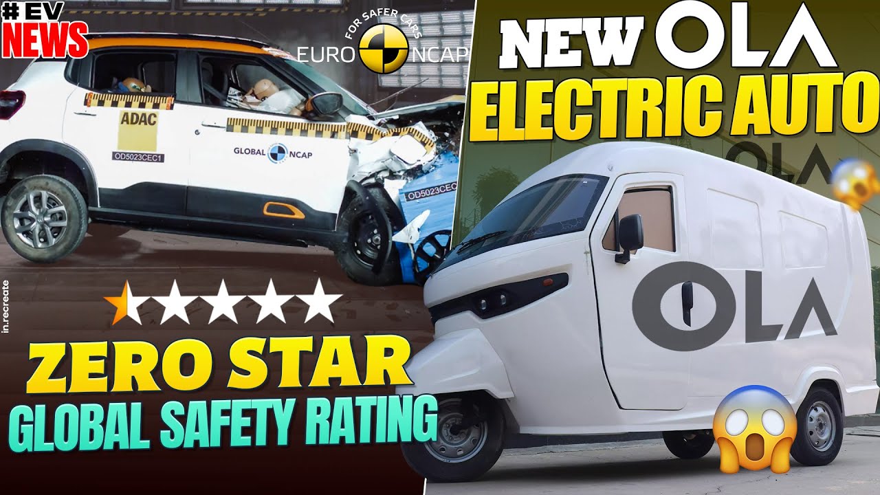 OLA Electric Auto😱 | Zero Star Safety Rating For This Electric Car ...