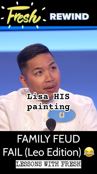 FAMILY FEUD FUN!🤣 (LEO! Edition) FRESH REWIND👊 #comedy #fail #funny # ...
