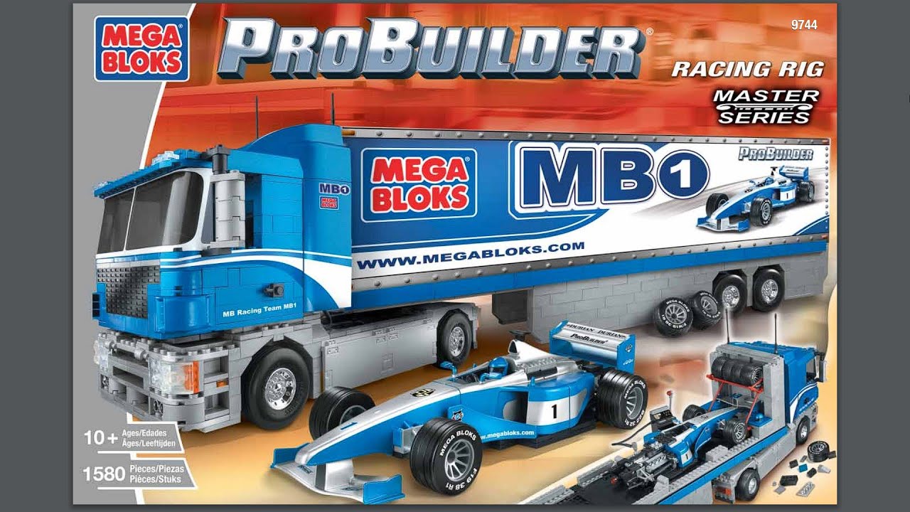 Racing Rig Instructions | Probuilder | Bauanleitung | 9744 | MEGA Bloks ...