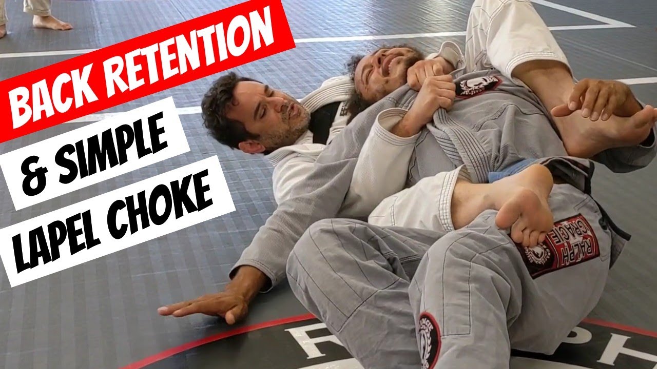 Back Retention & Basic Double Lapel Choke - YouTube