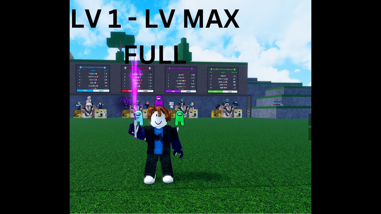 LV 1 - LV MAX trong meme sea - YouTube