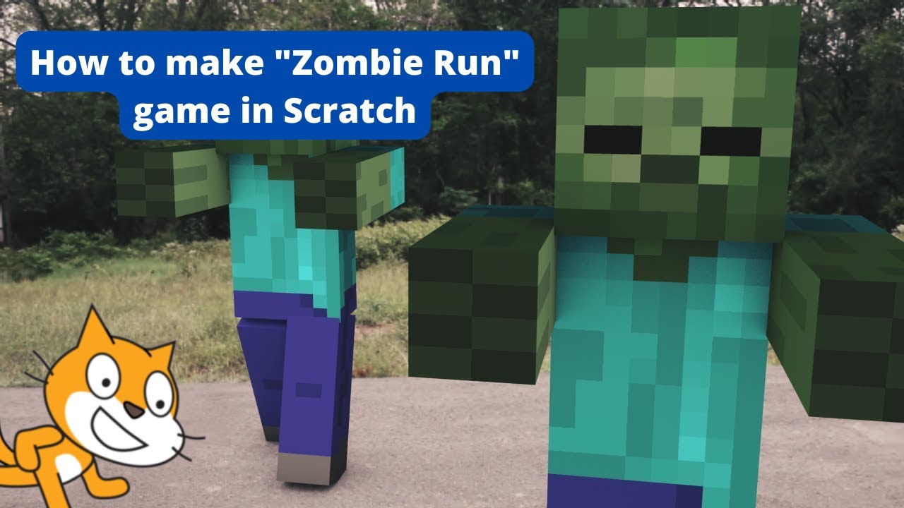 How to make "Zombie Run" game in scratch - YouTube