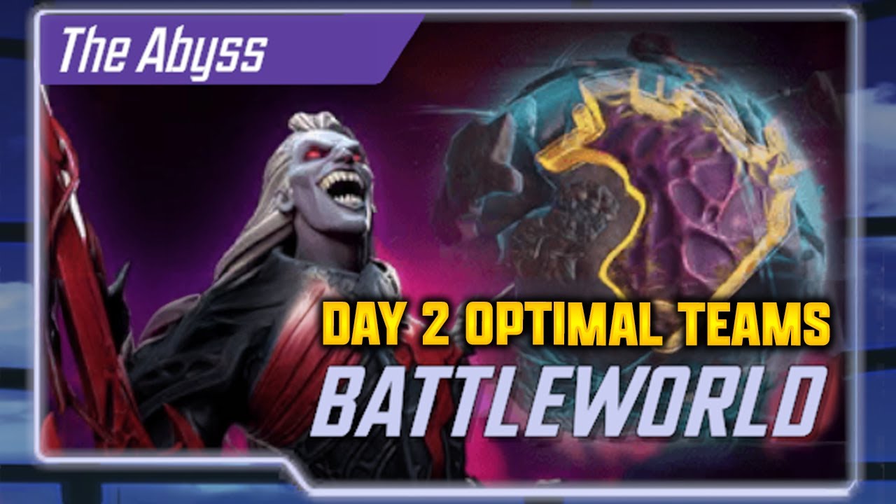BEST TEAMS FOR DAY 2 BATTLEWORLD - MARVEL Strike Force - MSF - YouTube