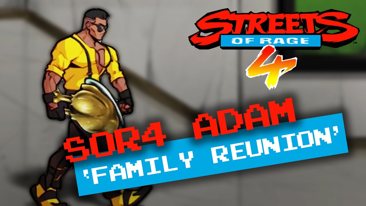 Streets of Rage 4 | SOR4 Adam Gameplay | Family Reunion Trophy - YouTube