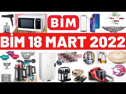 İLK SİZ İZLEYİN | BİM 18 MART 2022 CUMA GELECEK KATALOĞU | ÇEYİZ VE MUTFAK ÜRÜNLERİ #bim