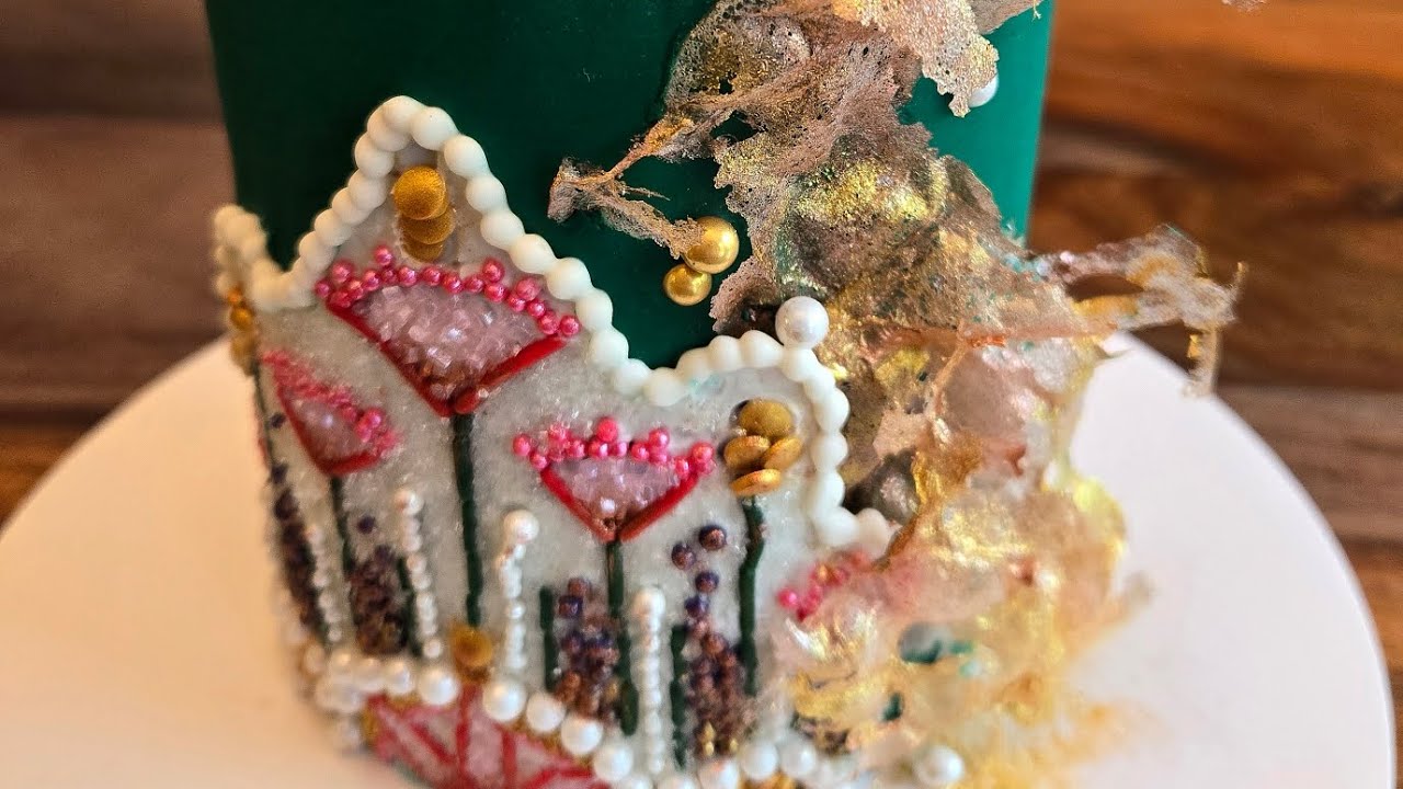 Part 2 STUNNING Edible Beading for Cakes - YouTube