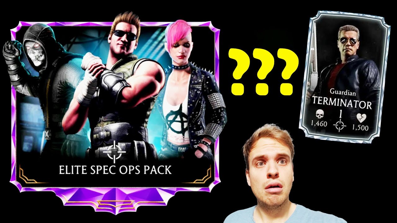 MK Mobile. Huge Elite Spec Ops Pack Opening. Looking for Guardian ...