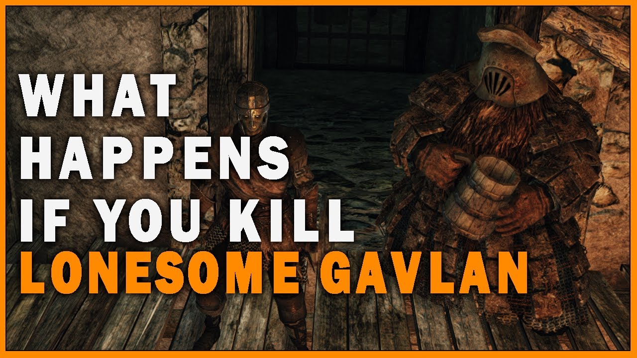 What Happens if you Kill Lonesome Gavlan in Dark Souls 2 - YouTube