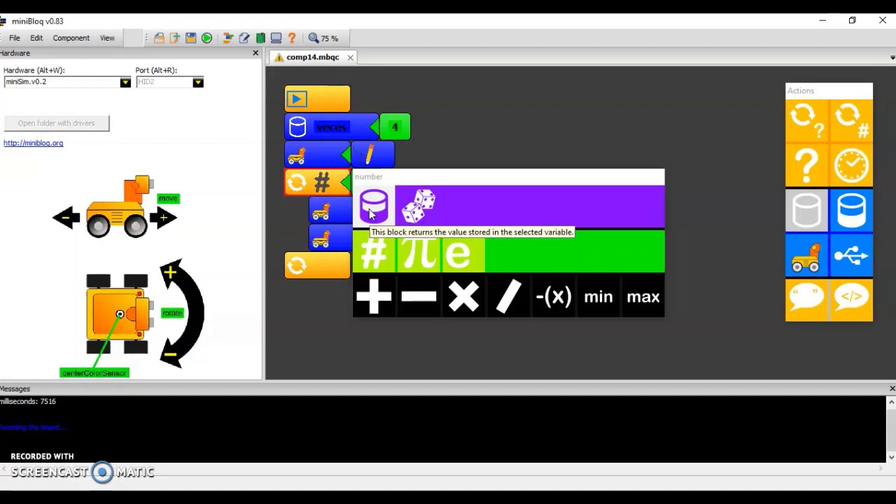 Tutorial básico 5 minibloq - YouTube