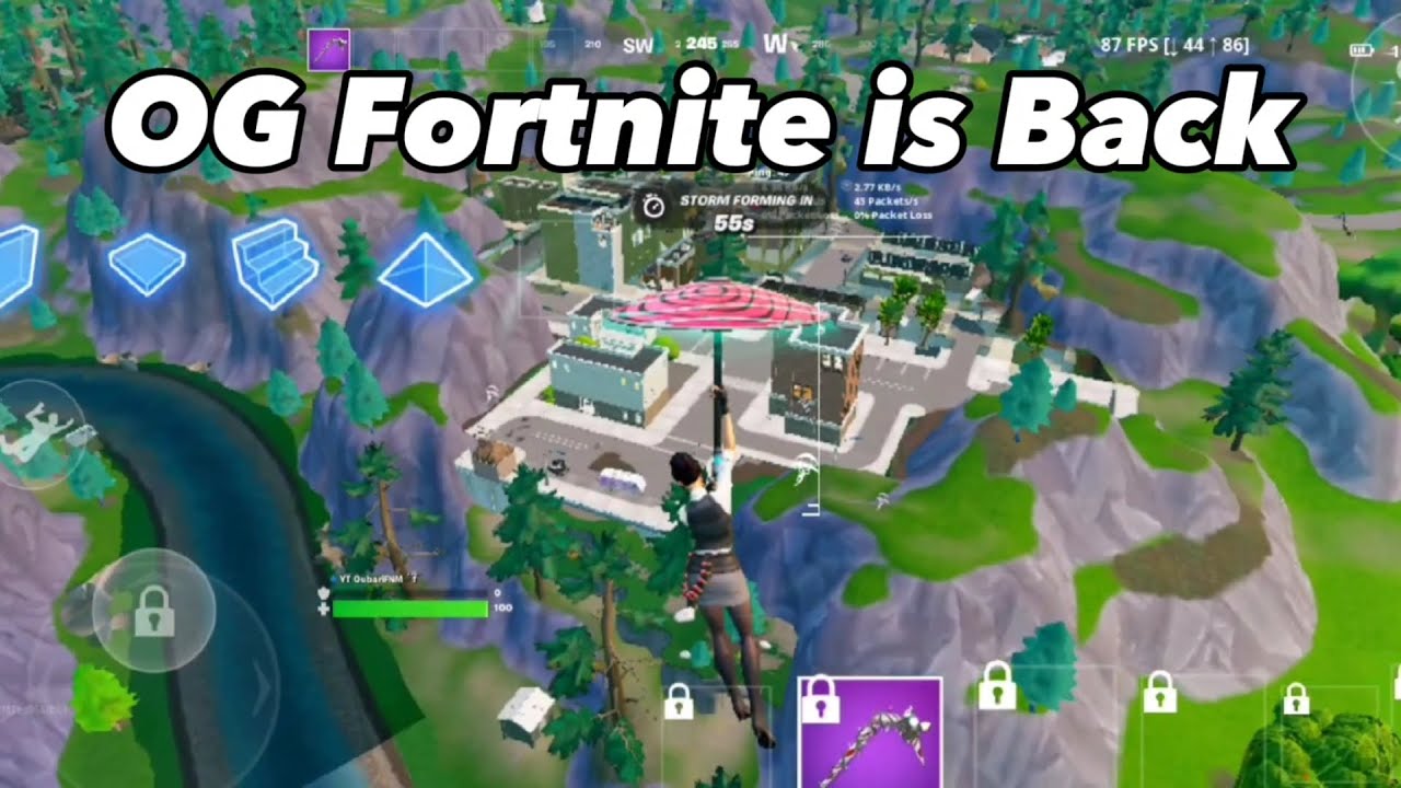 OG Fortnite Mobile is Back | Fortnite Mobile Gameplay - YouTube