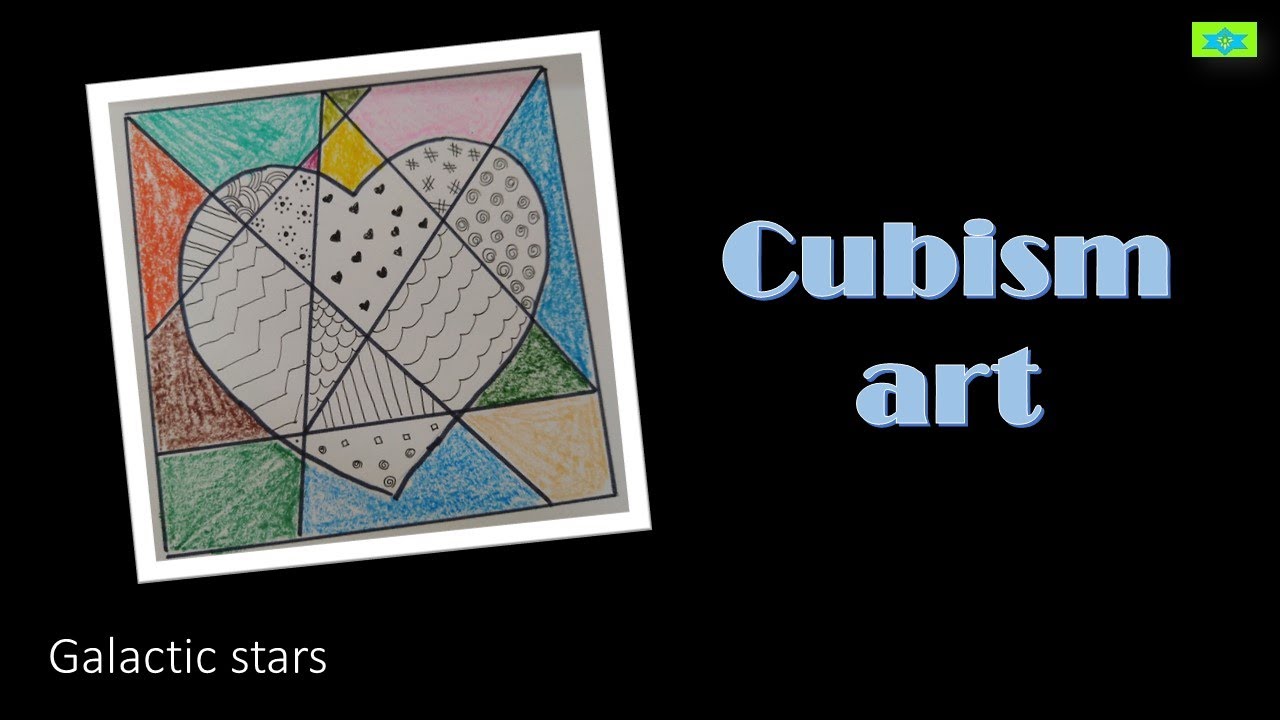 Simple Cubism art - Heart - YouTube