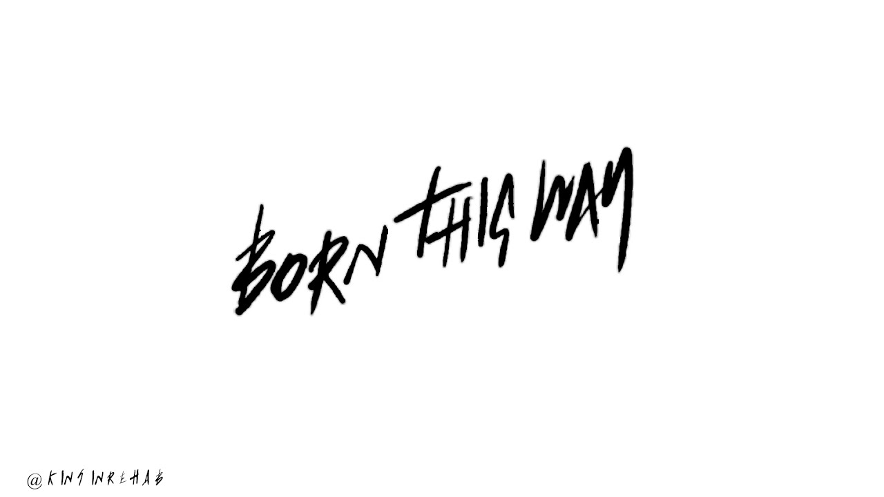Lady Gaga Born This Way Font BORN THIS WAY Font Free [ Download Now