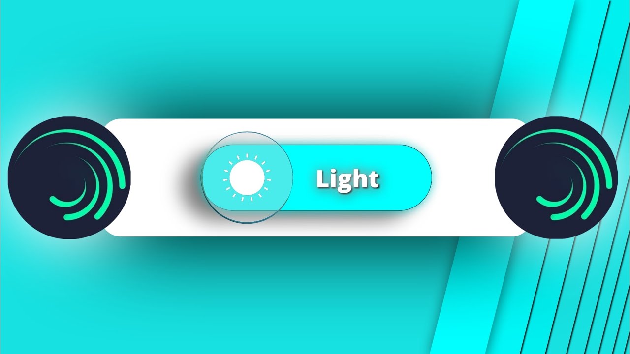 Cool Ui Button Animation 🔥 in Alight Motion - YouTube