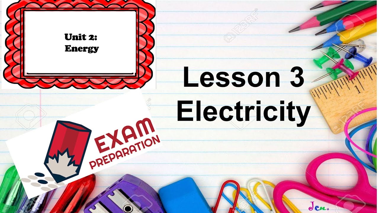 Grade 4 Lesson 3 Electricity exam review 2023-2024 - YouTube