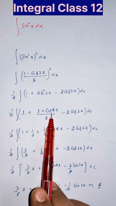 Class 12 Maths | Integration | Integration Problem | CBSE | NCERT - YouTube