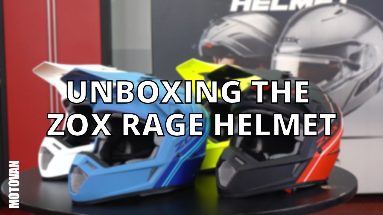Unboxing The Zox Rage Helmet - YouTube