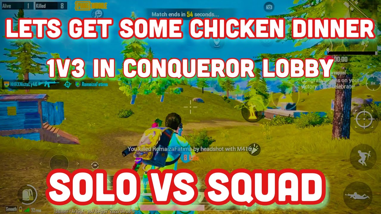 1v3 With Pro Girls | Conqueror Lobby | Best Gameplay | Nhr Official ...