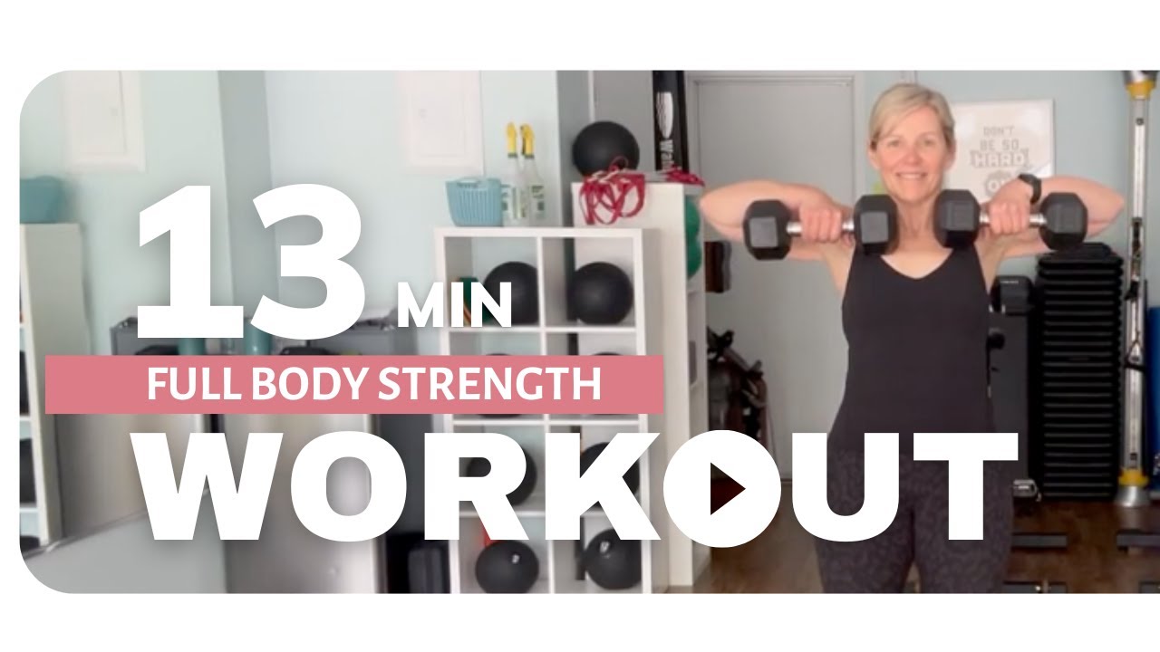 13 MIN Full Body At-Home Strength Workout! Let's get it done! - YouTube