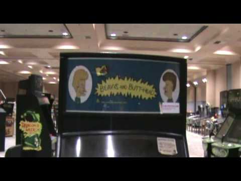 Beavis and Butthead Dedicated Prototype Arcade Video Game Cabinet - YouTube