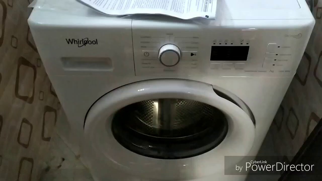 whirlpool front load washing machine freshcare+ demo and installation ...