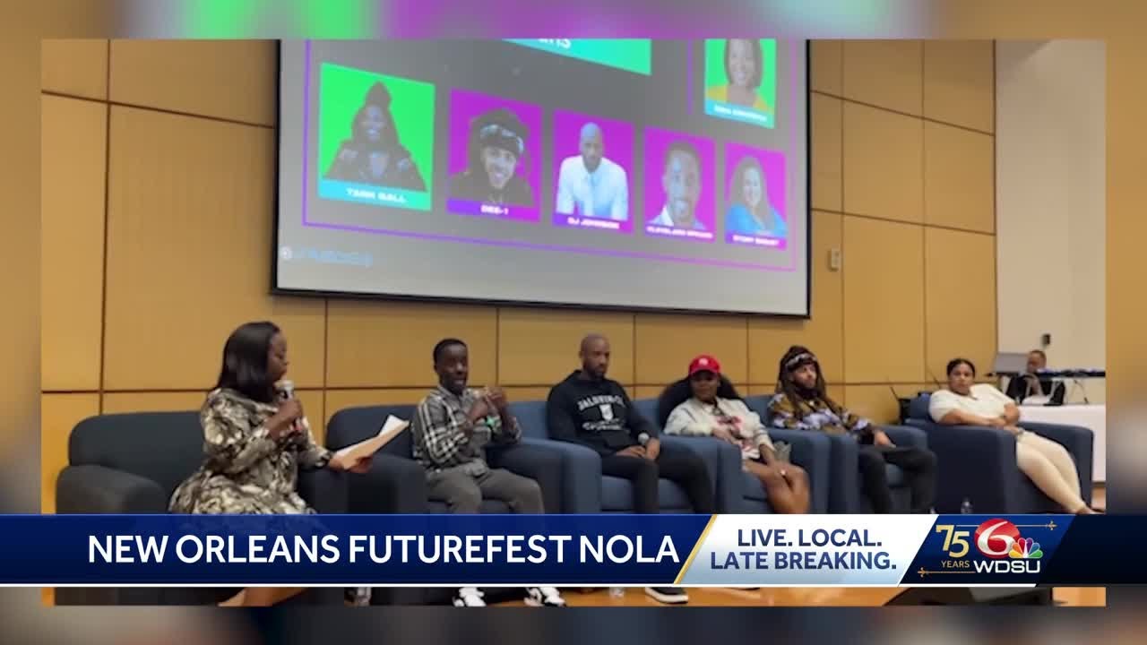 WDSU's Gina Swanson moderates New Orleans FutureFest NOLA event - YouTube