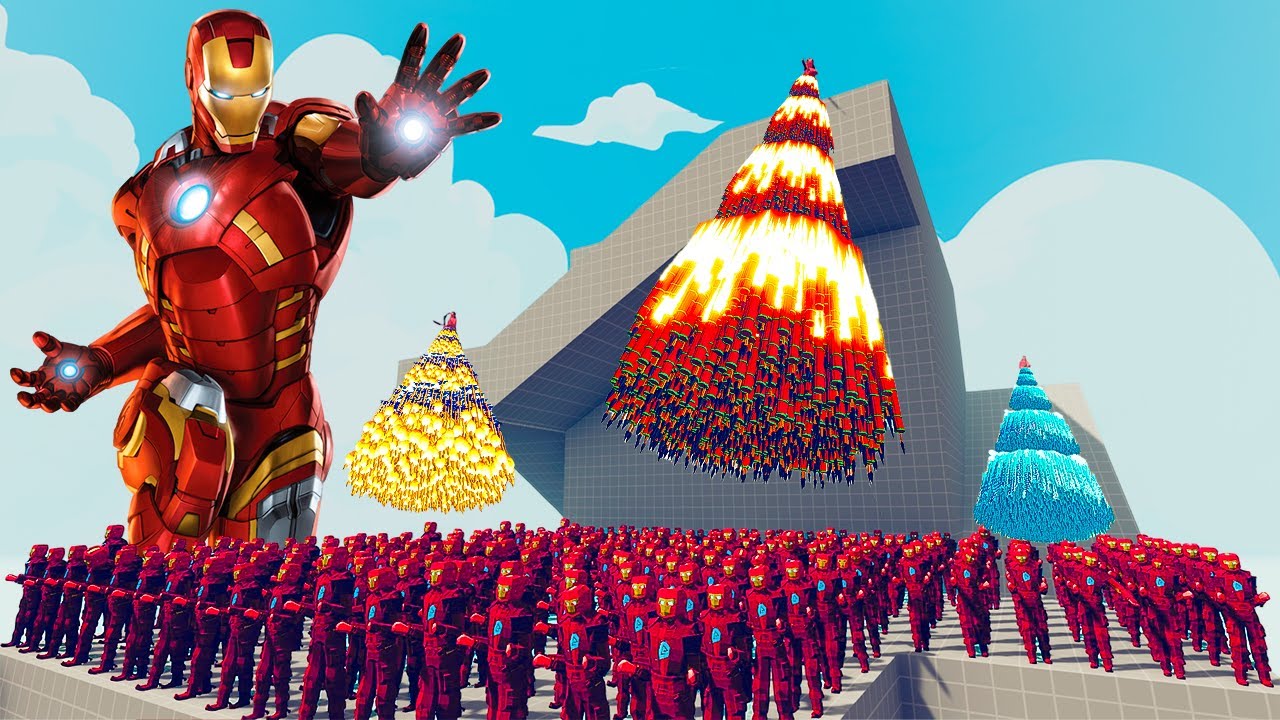 200x IRON MAN vs 4x EVERY GOD - Totally Accurate Battle Simulator TABS ...