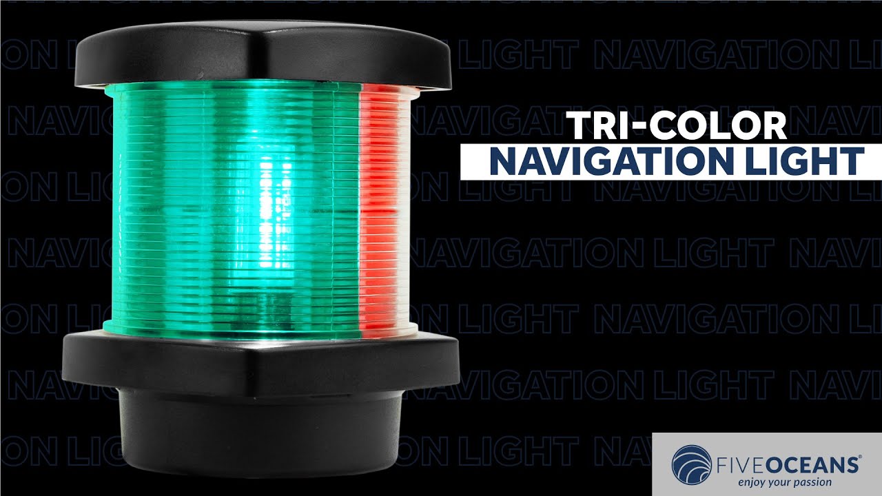 Tri-Color Navigation Light FO4684 BY: FIVE OCEANS - YouTube