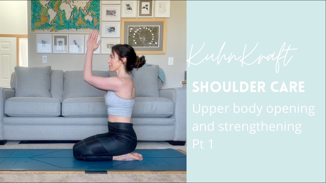 Shoulder stretch and strengthen Pt 1 - YouTube