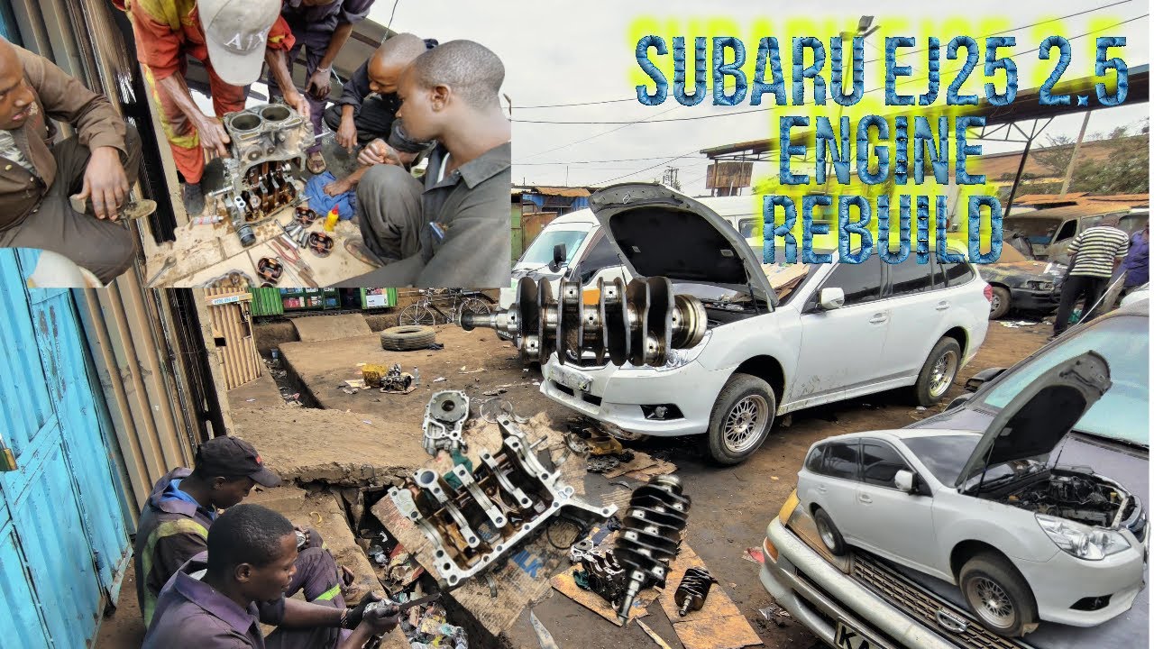 SUBARU EJ25 2.5L Complete Engine Rebuild - YouTube