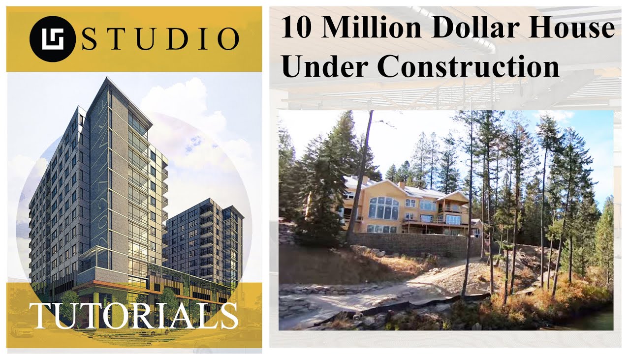 10 Million Dollar House Under Construction Tour - YouTube