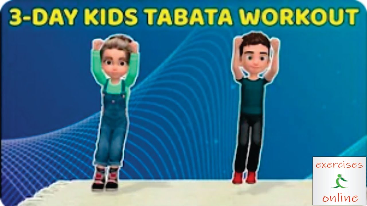TABATA WORKOUT FOR KIDS 3 DAY FITNESS CHALLENGE/ტაბატა ვარჯიში ...