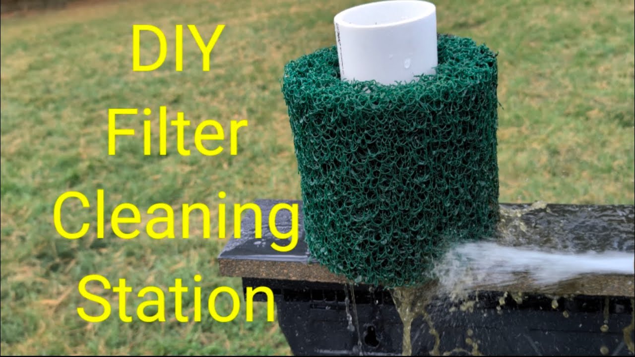DIY Filter Cleaning Station - YouTube