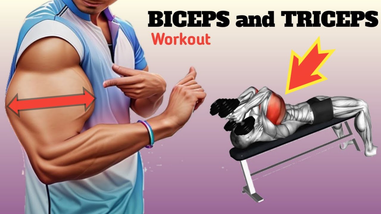 8 Full BICEPS and TRICEPS workout for Building Muscle || - YouTube