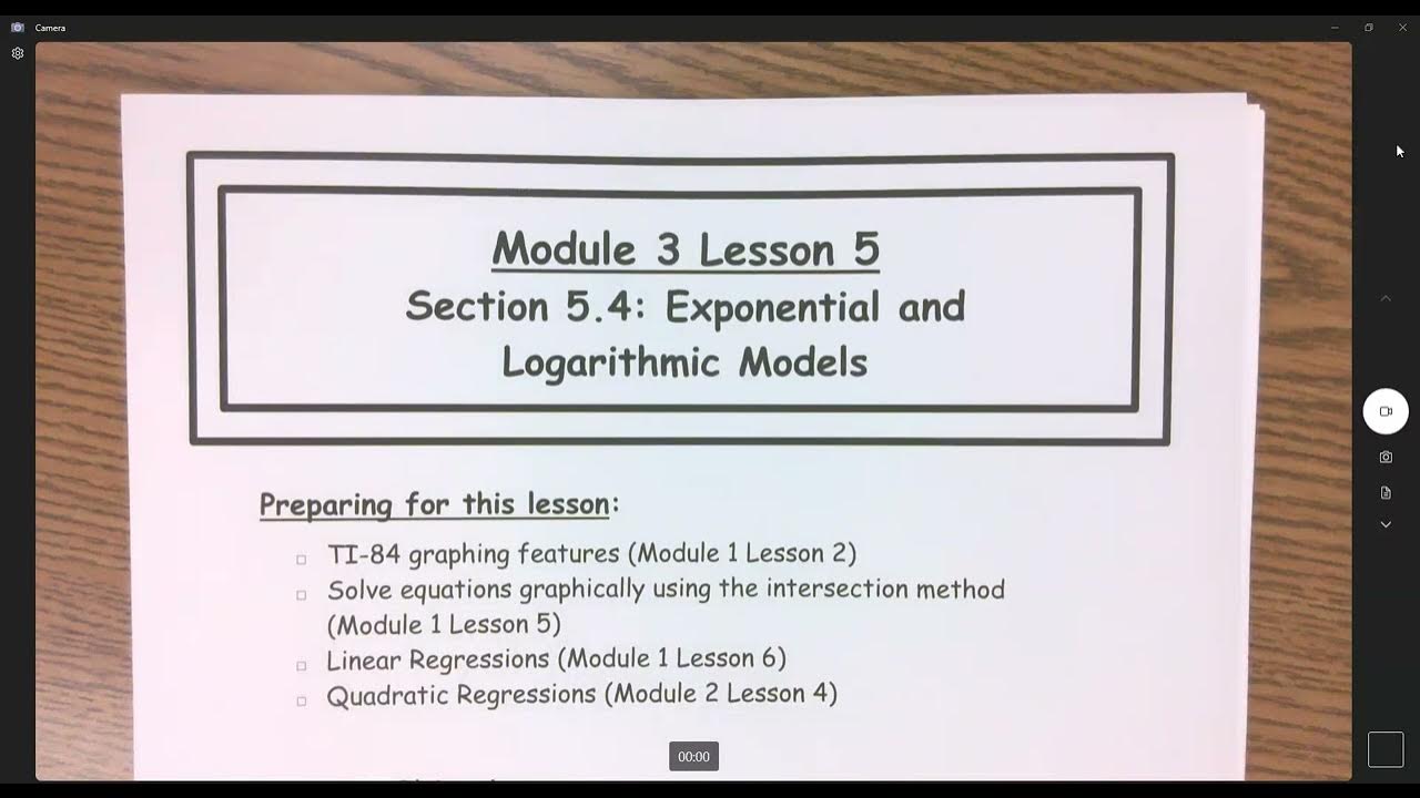 Module 3 Lesson 5 Intro - YouTube