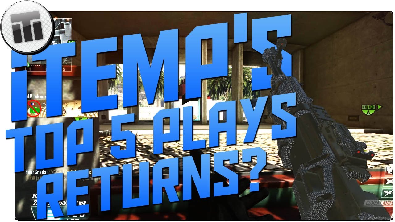 iTemp's Top 5 Plays Returns?! :: 40 Kills in 3 Minutes! - YouTube