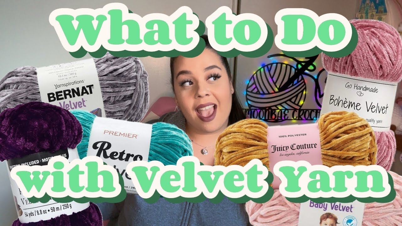 5 FREE Patterns for Velvet Yarn + Video Tutorials! - YouTube