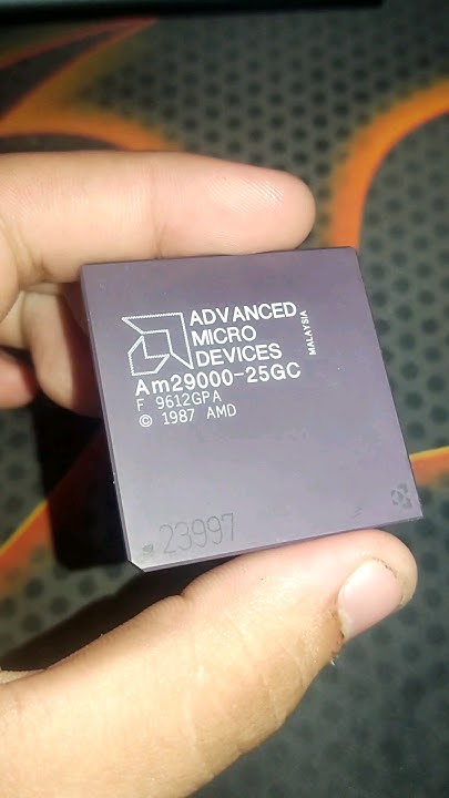 first amd risc cpu am29000 am29k #amd #risc #vintage #retro #cpu # ...
