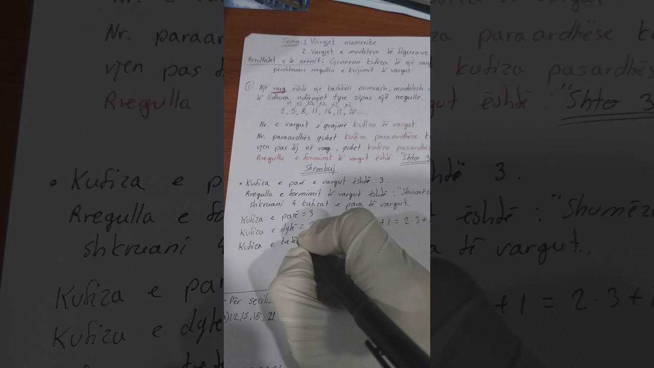 Vargjet numerike - YouTube