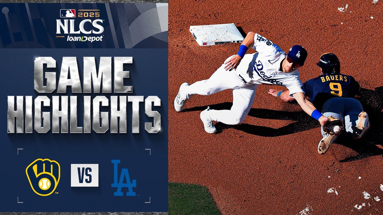Brewers vs. Dodgers NLCS Game 3 Highlights (10/16/25) | MLB Highlights ...