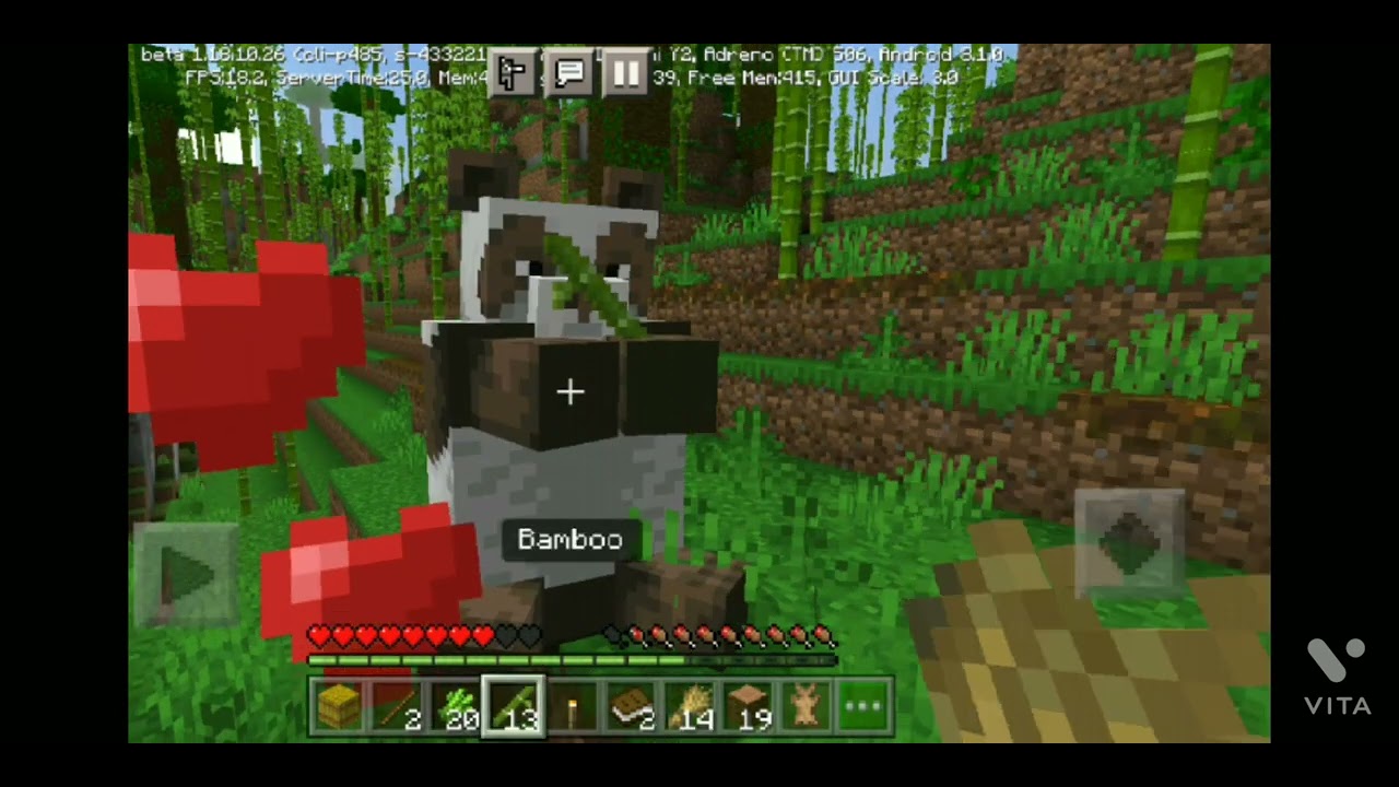I found a rare brown panda// minecraft // (short) - YouTube