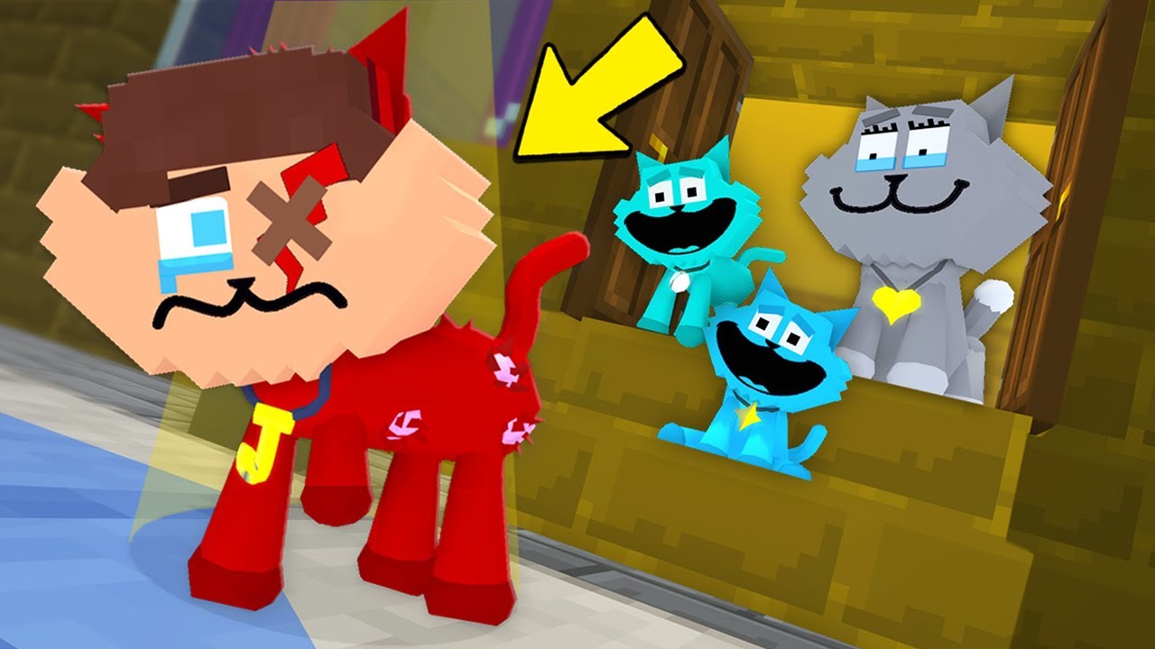 JJ Cat, No way Home - Sad Story - Maizen Minecraft Animation - YouTube